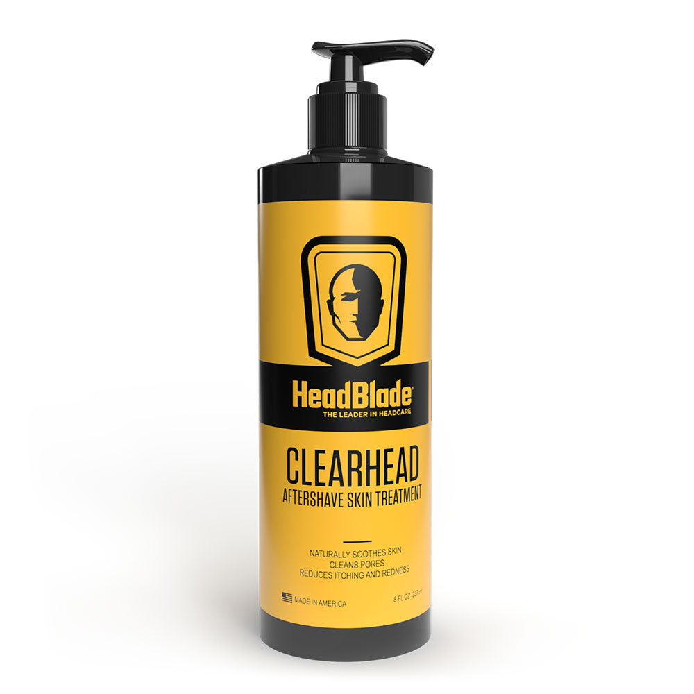 ClearHead Aftershave - 8oz Pump - Post Head Shave Routine – HeadBlade